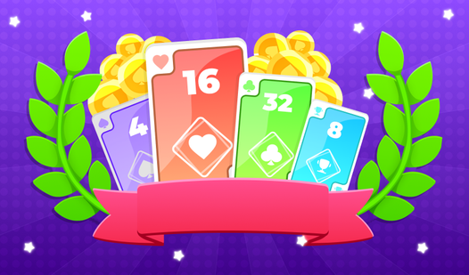 Merge Cards 2048: Solitaire （由 Trash Games):网上免费玩 Playhop