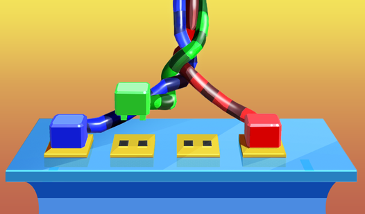 Untangle the wires: Juega Gratis Online en Playhop