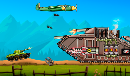 Tank Fury: Boss Battle 2D （由 X7 GAMES)-网上免费玩 Yandex Games