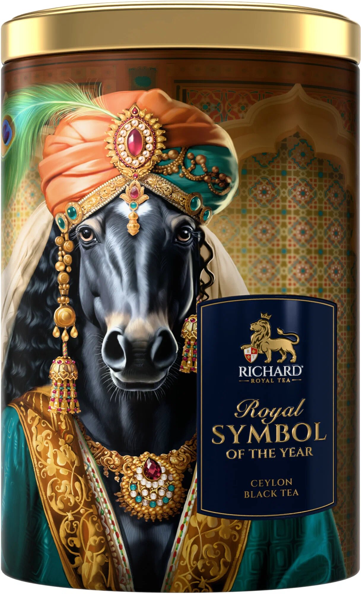 Чай крупнолистовой черный Richard Symbol of the year Prince,ж/б, 80 г ...