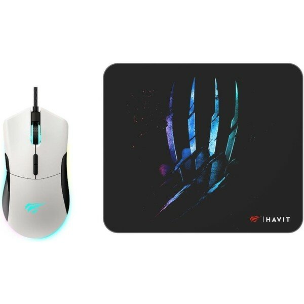 Havit Gamenote MS1037CM Rgb Ledli Makrolu 7200DPI Gaming Oyuncu Mouse ...