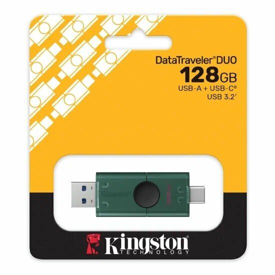 USB Flash drive Kingston DataTraveler Duo Gen. 2 128 ГБ (DTDEG2/128GB ...