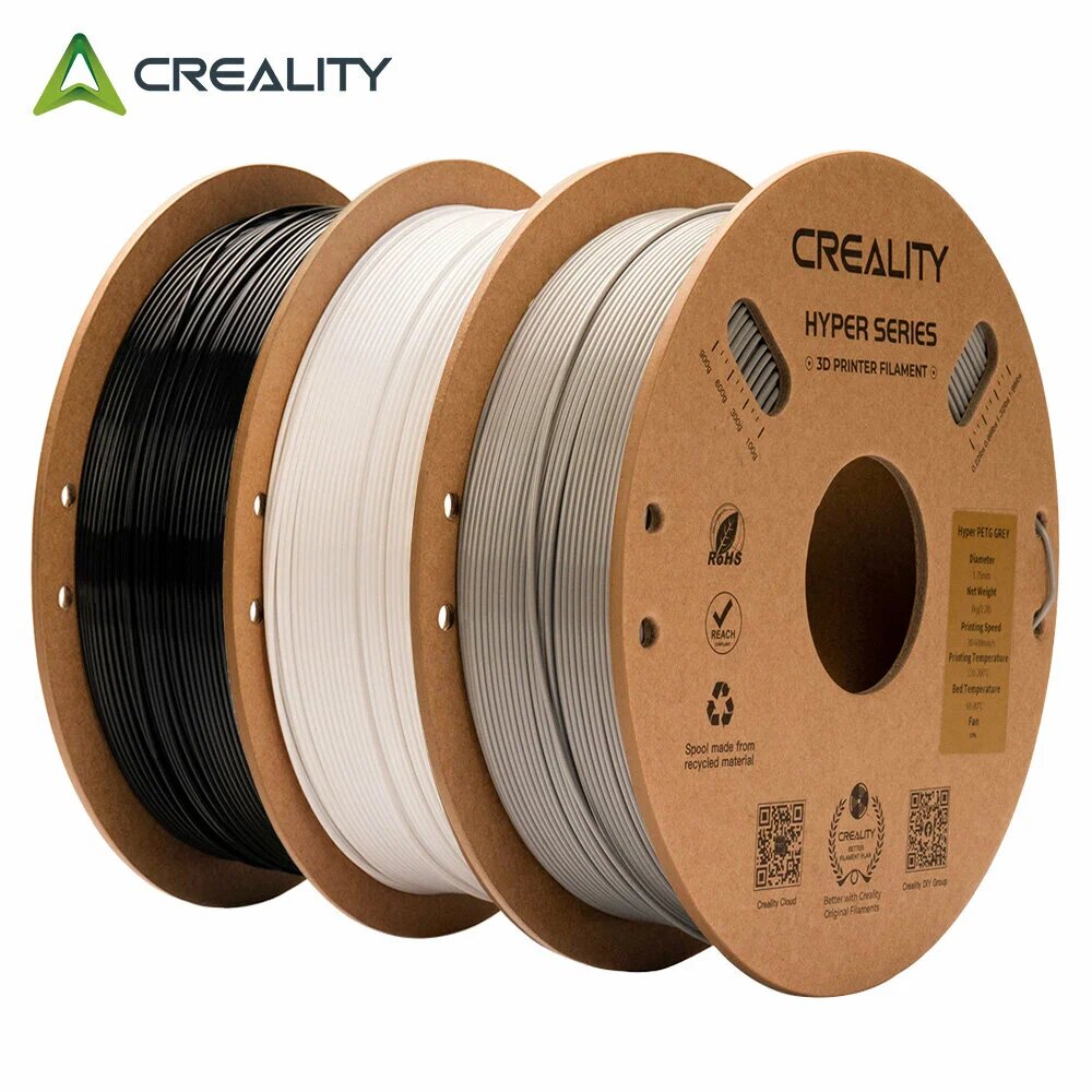 Creality Hyper PETG plastics White 1.75mm 1kg Filament for K1 Max/K1C ...