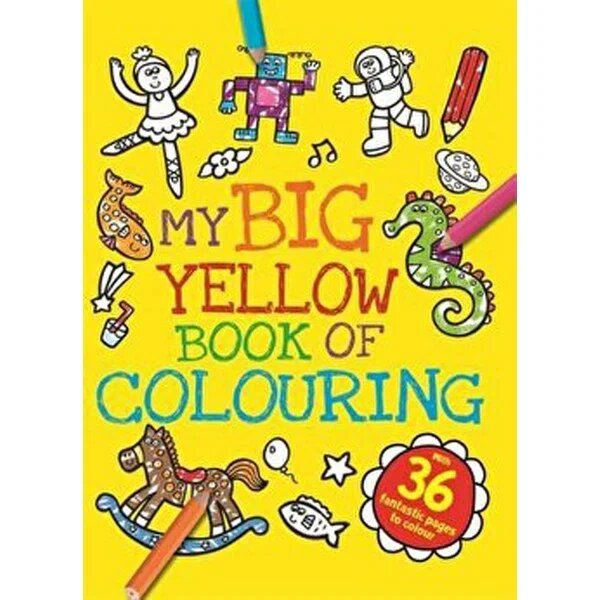 Igloo Books My Big Yellow Book Of Colouring 3-6 Yaş Renkleri ...