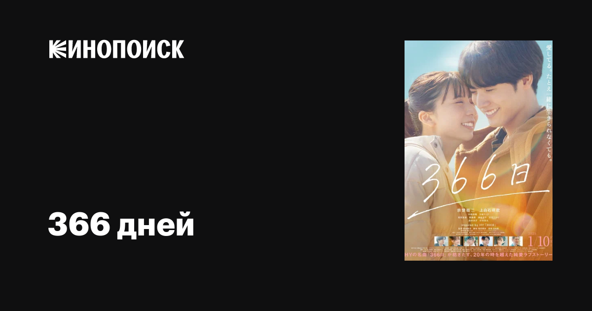 366 дней фильм, 2025, дата выхода трейлеры актеры отзывы описание на Кинопоиске