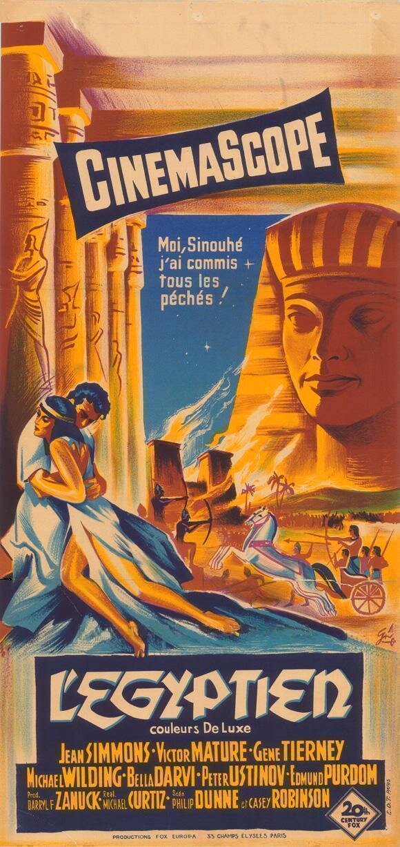 Постеры: Египтянин / Постер фильма «Египтянин» (1954) #717502