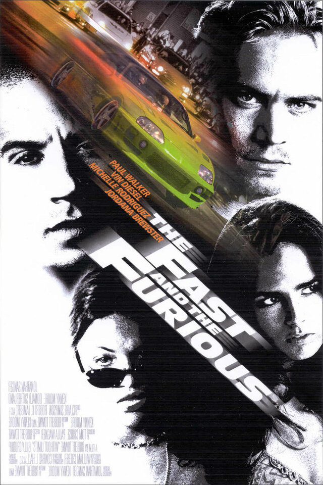 Постеры: Форсаж / Постер фильма «Форсаж» (2001) #704518