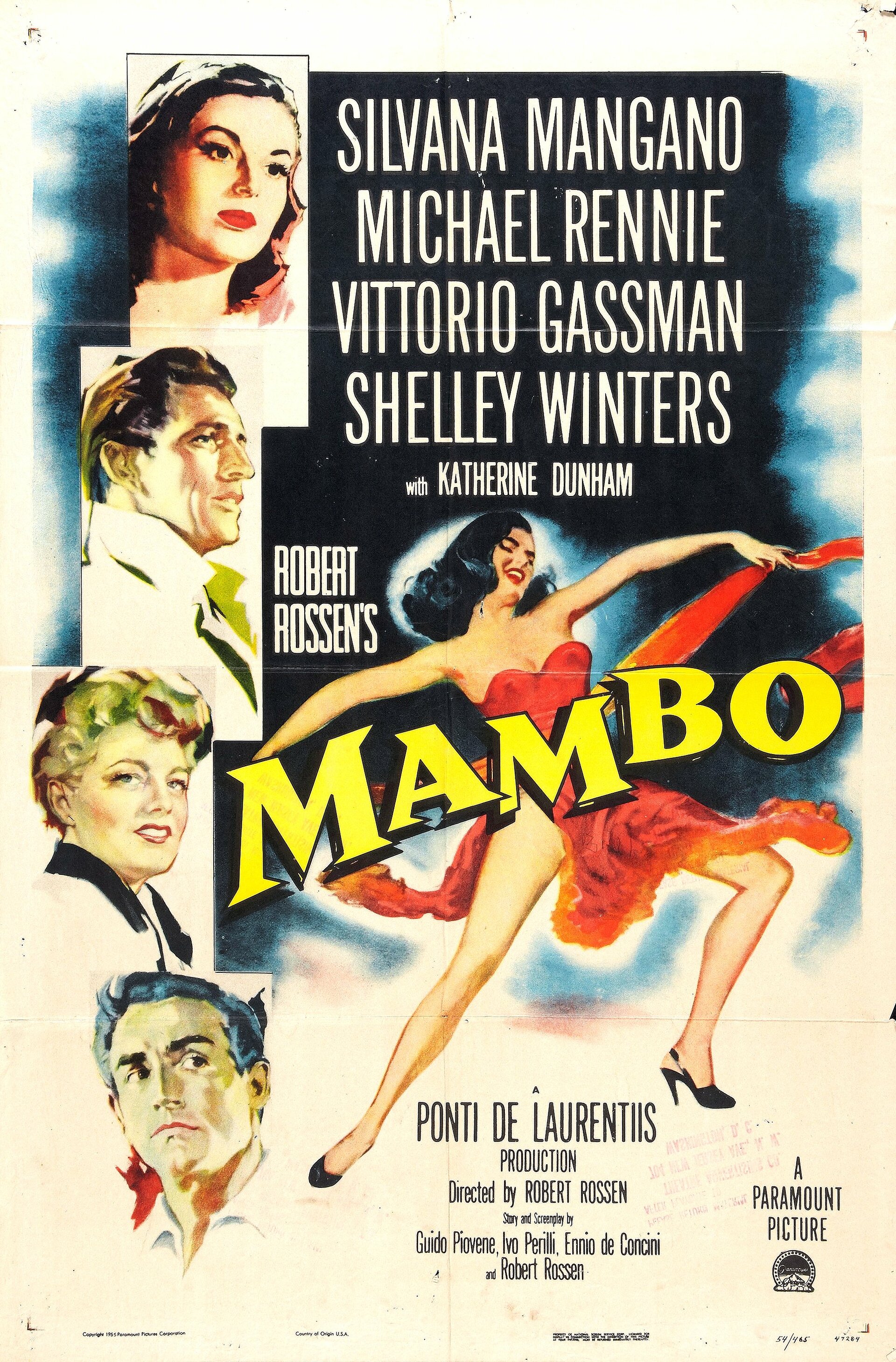 Постеры: Мамбо / Постер фильма «Мамбо» (1954) #1682954