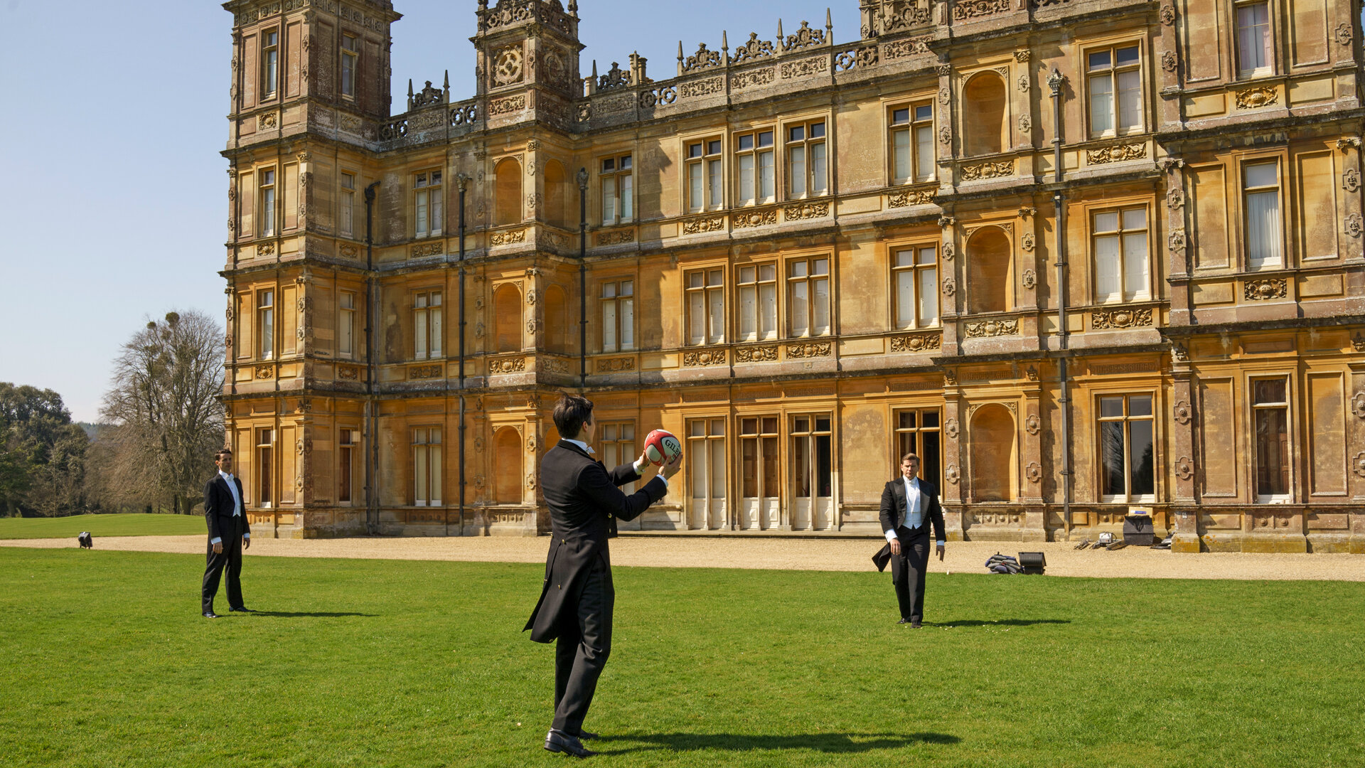 Фото: Аббатство Даунтон / Кадр со съемок сериала «Аббатство Даунтон ...