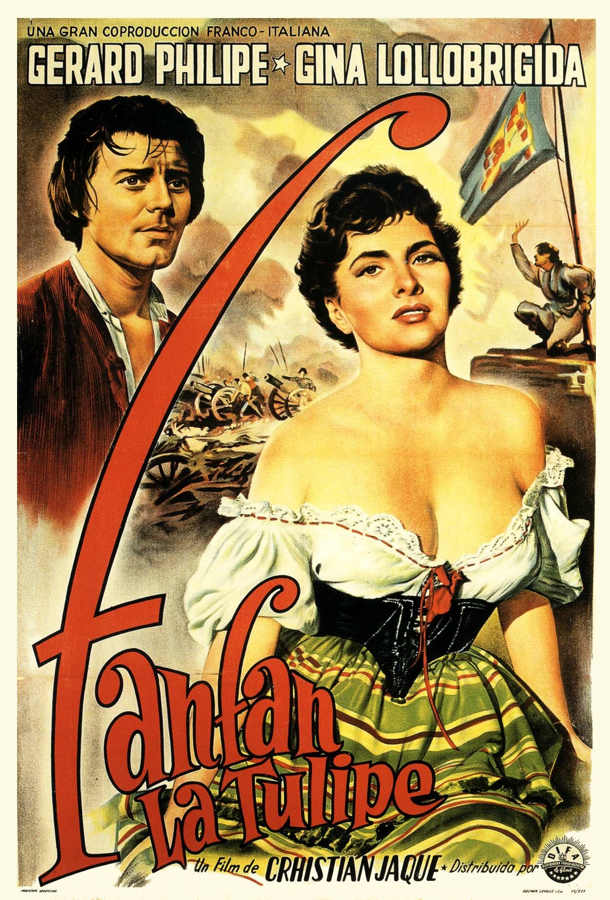Постеры: Фанфан-Тюльпан / Постер фильма «Фанфан-Тюльпан» (1952) #2235386