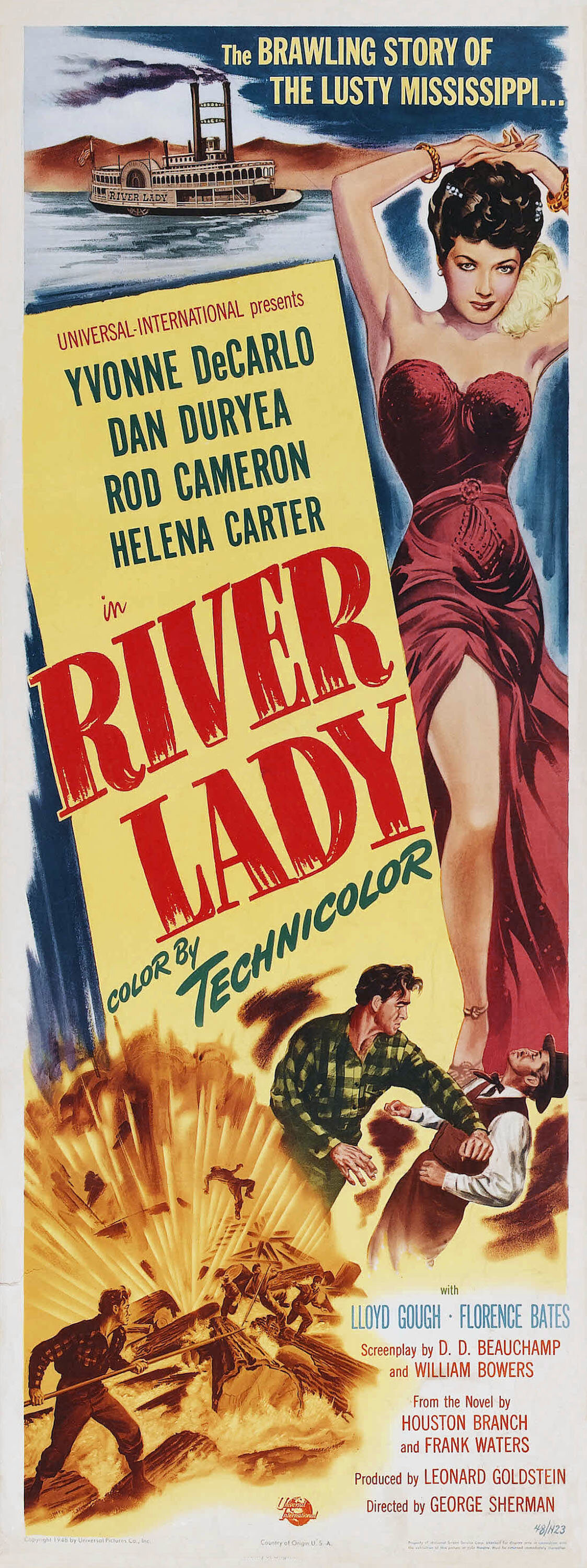 Постеры: River Lady / Постер фильма «River Lady» (1948) #1850240