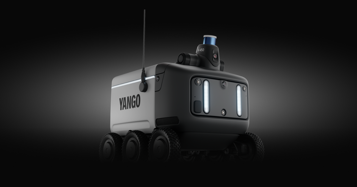 I'm a Yango delivery robot!