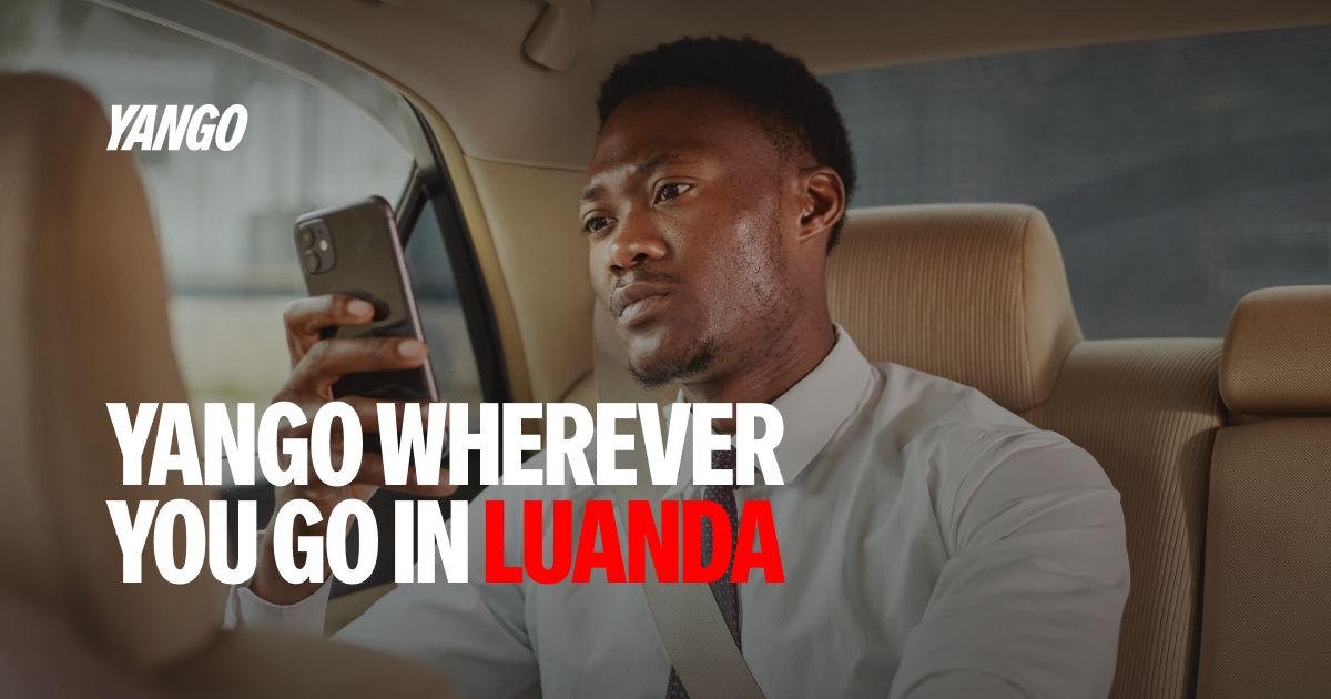 Request a ride in Luanda via the Yango app!