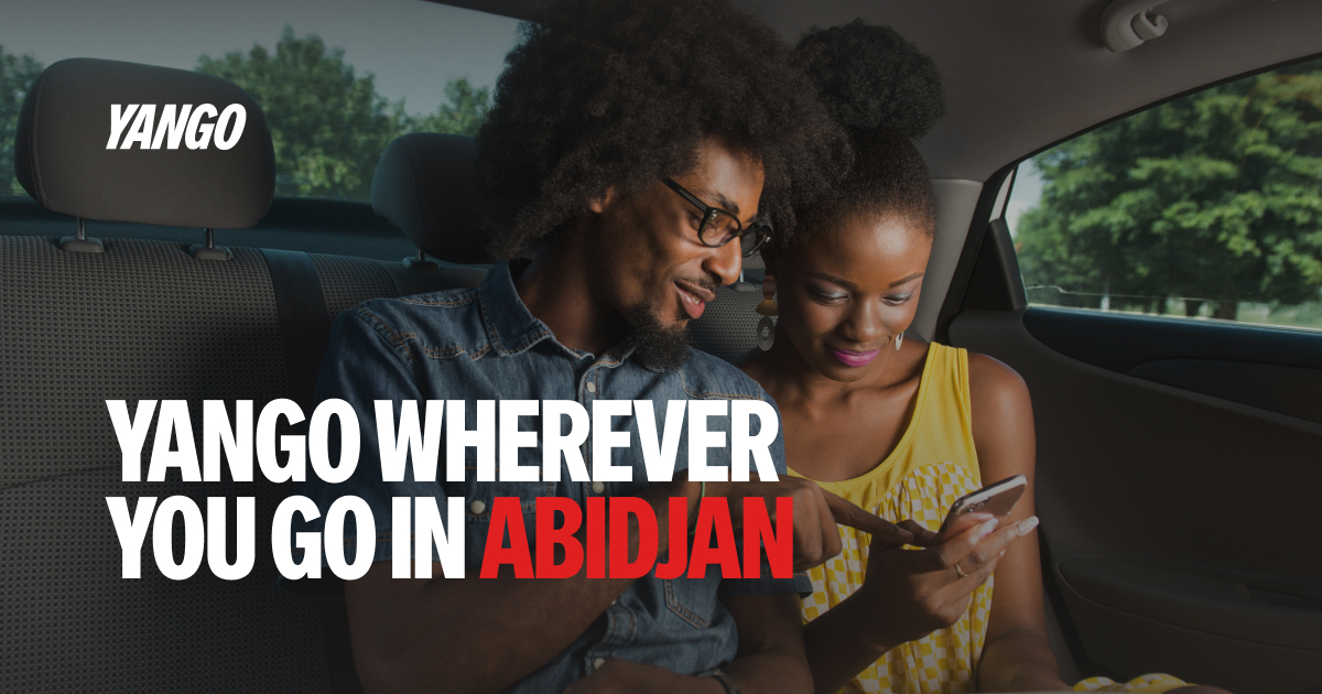 Request a ride in Abidjan via the Yango app!