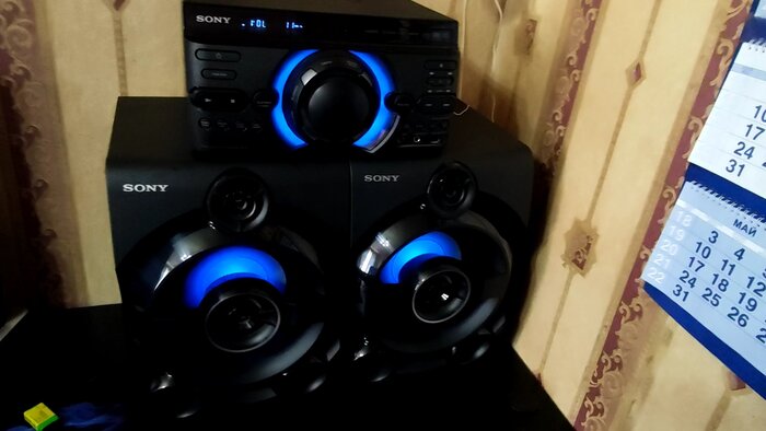 Sony mhc m20d high power speaker system