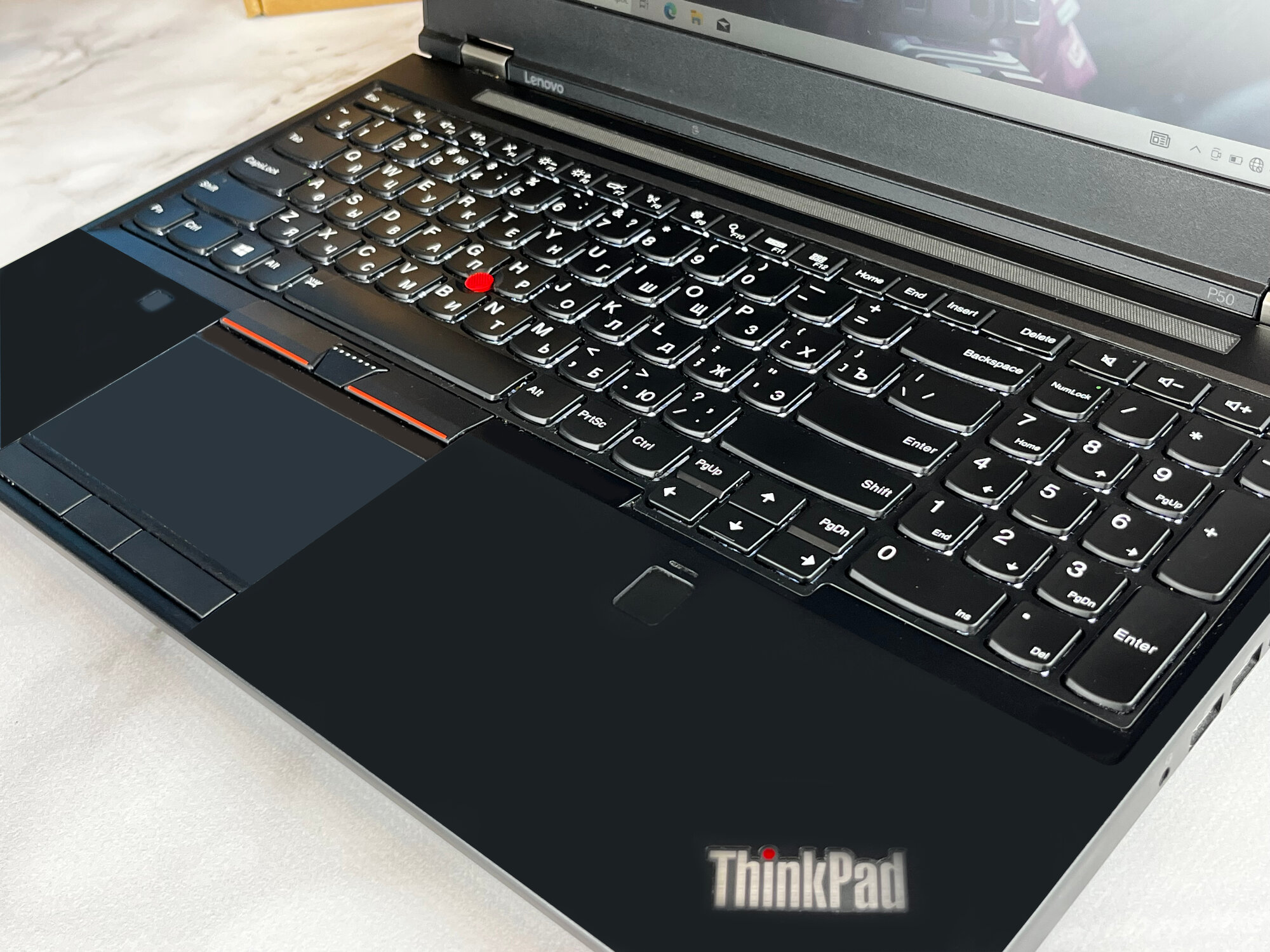 Ноутбук Lenovo ThinkPad P50, 15.6" FullHD IPS, i7-6820HQ, Quadro M1000M ...
