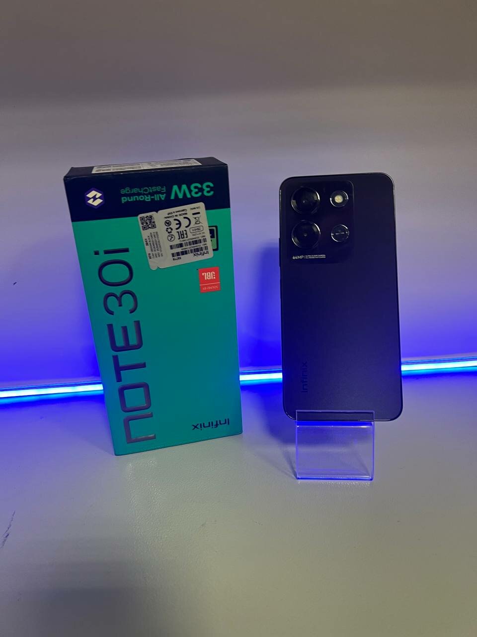 Смартфон Infinix NOTE 30i 256 ГБ Чёрный (Dual nano SIM) — купить в интернет-магазине 100 ...