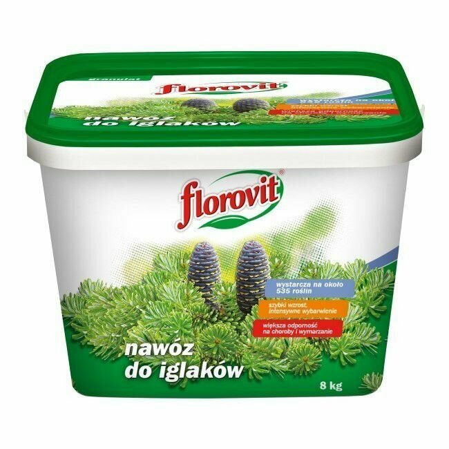 Florovit гранулированный для туи и хвойных растений 8 кг