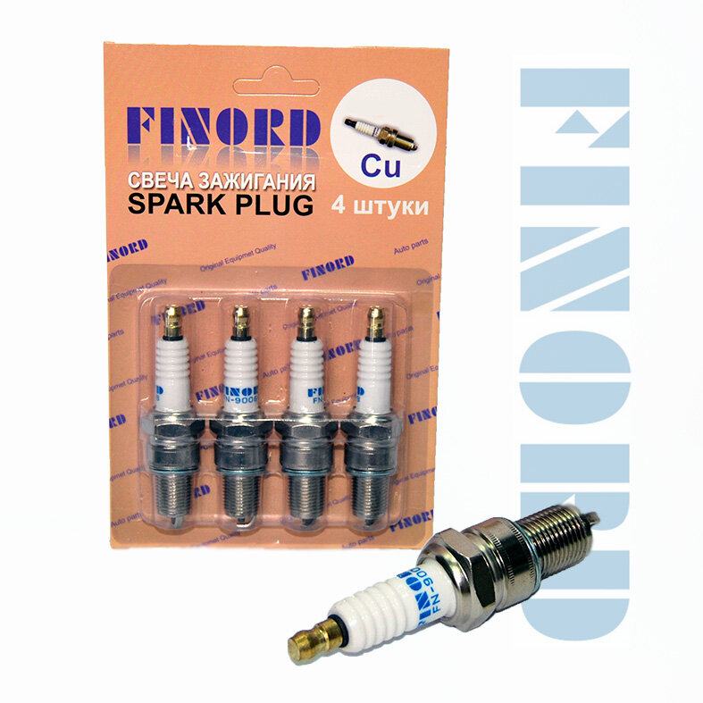 Свеча зажигания Finord FN9002B 4шт блистер для Gaz ГАЗ 402 дв.