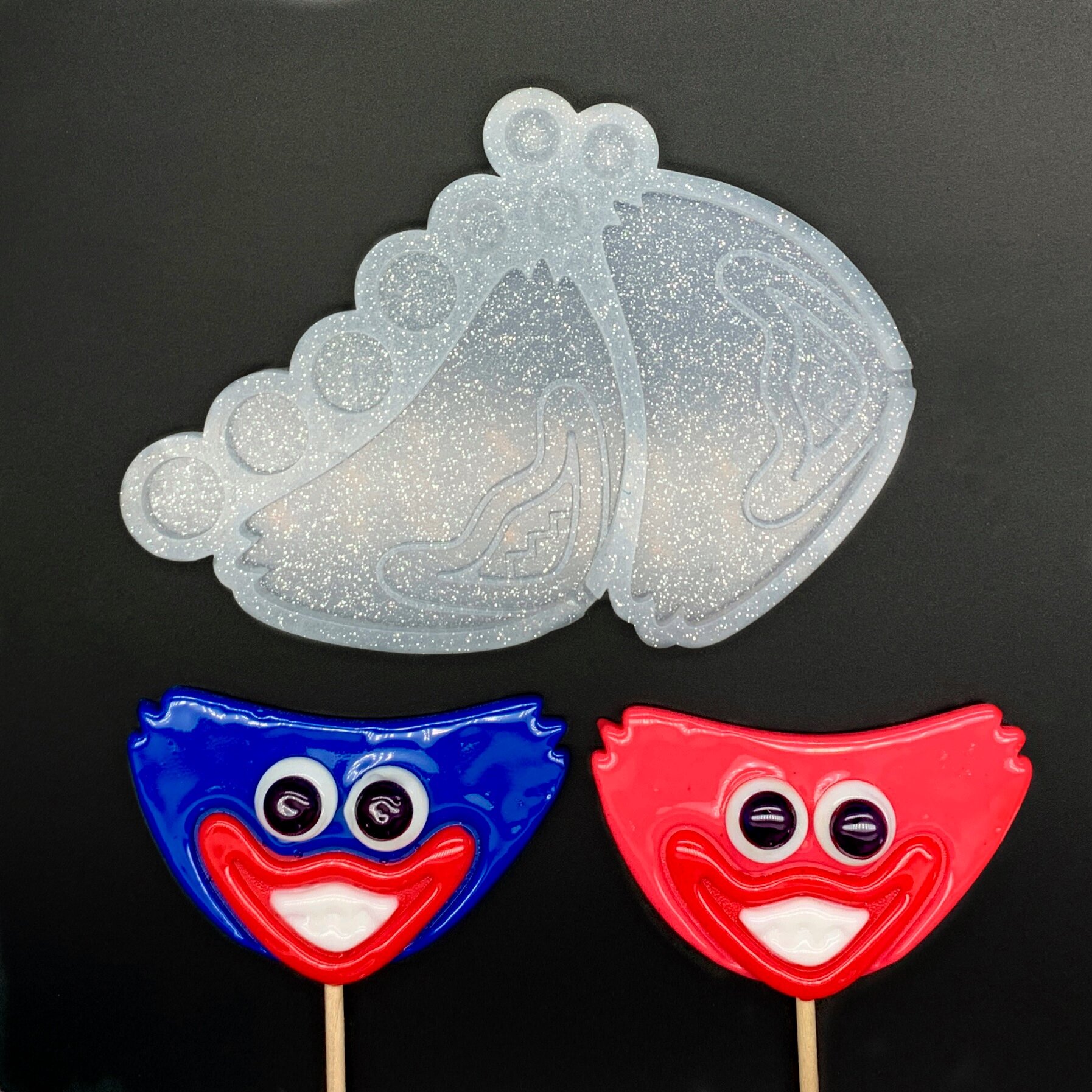 Силиконовая форма молд для леденцов и шоколада Хагги Вагги