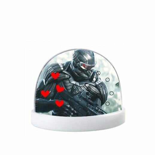 Водяной шар Crysis, Кризис №7, Искусственный снег