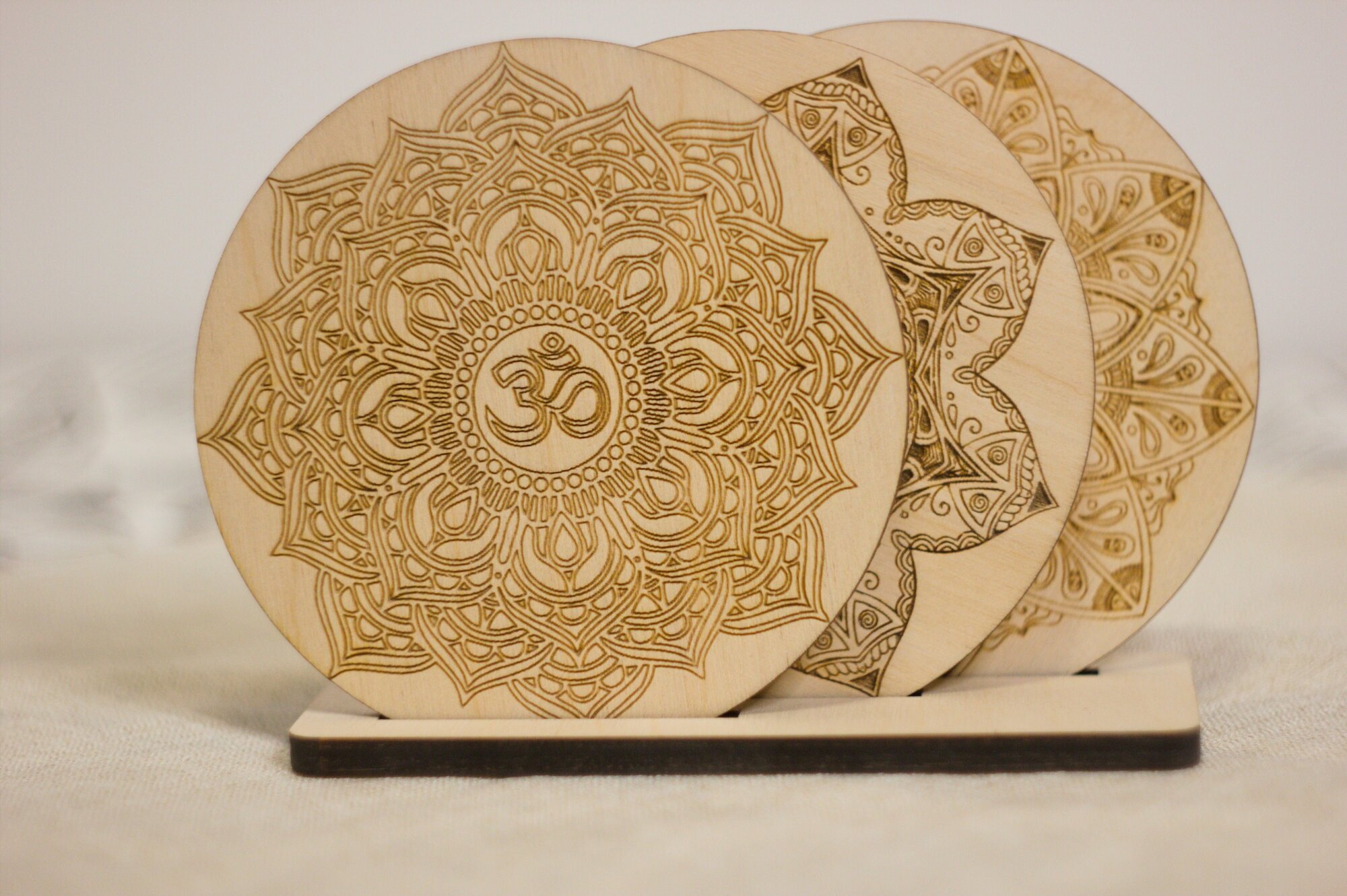 Набор подставок под горячее "Мандалы". Костеры.