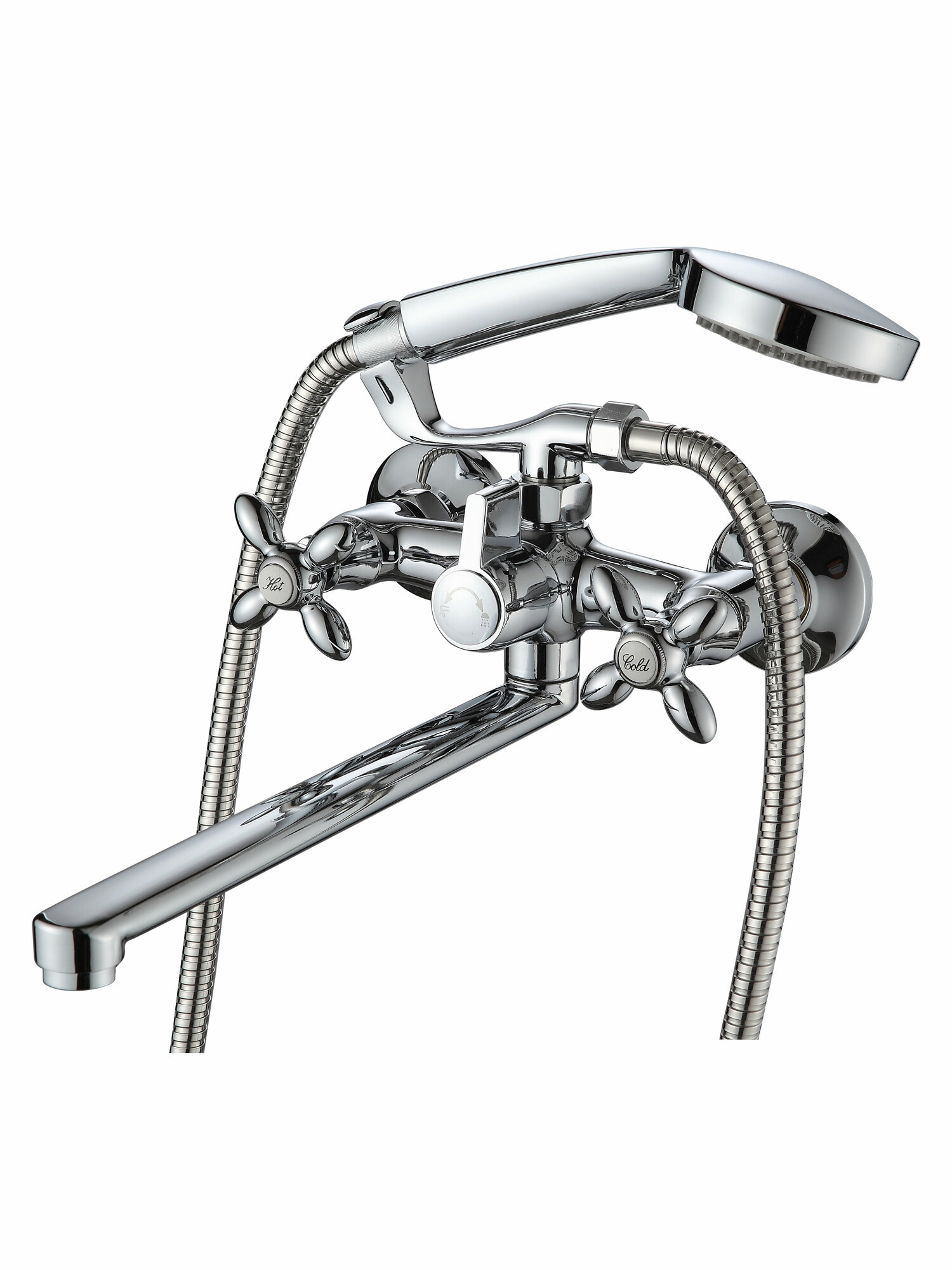 Смеситель Ammore A4688-F, для ванны и душа, вертикальный монтаж, аэратор