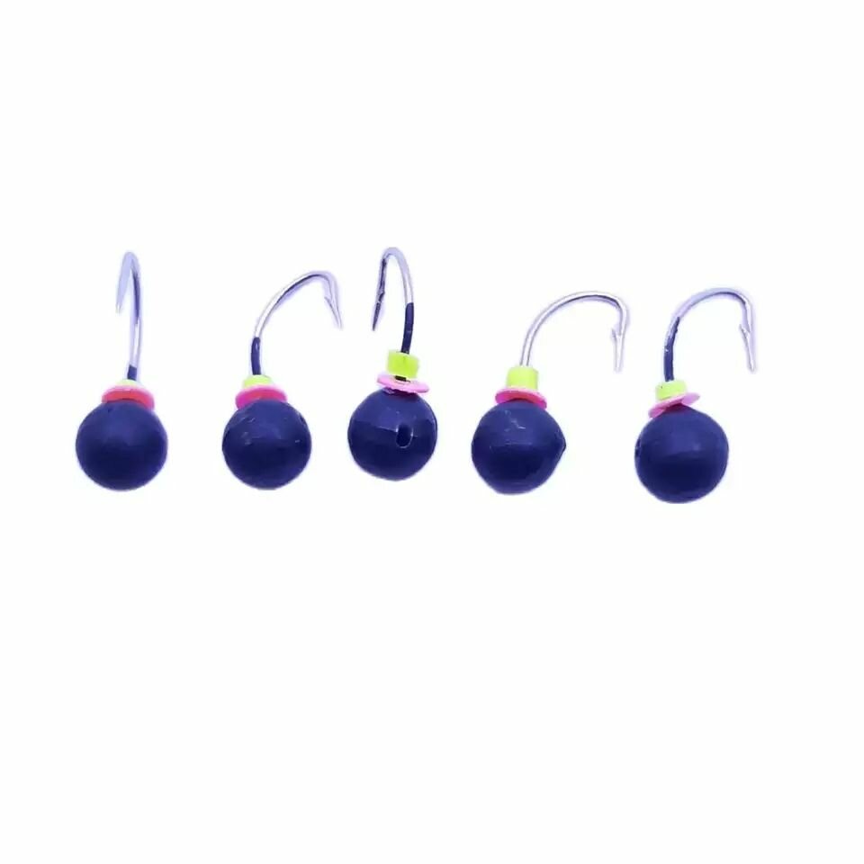 Мормышки для рыбалки Дробь 5шт, 1.2гр, диаметр 5мм, отверстие, вольфрам (843)