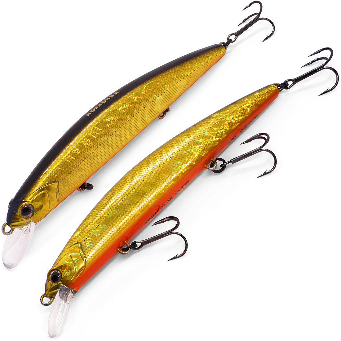 Воблер Kosadaka Varuna XS 160SP суспенд, 160мм, 38г, 0.5-1.1м; HGBL