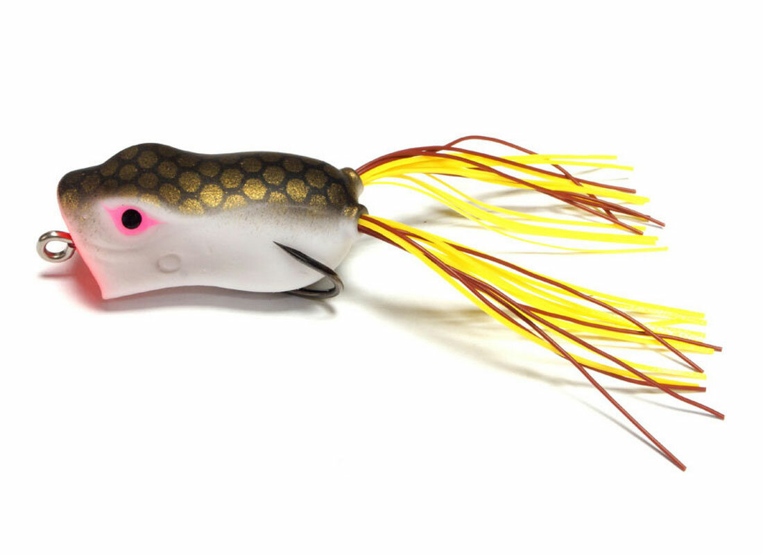 Приманка-незацепл. Kosadaka мягк. оснащ. плав. Лягушка-поппер имит. лапок LF31 40mm, 8g, цвет P07