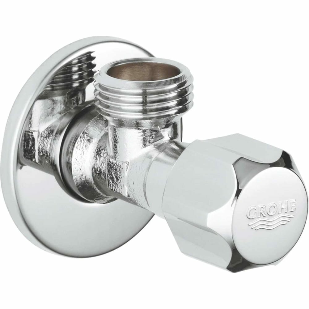 Универсальный угловой вентиль Grohe 1/2", хром 2201600M