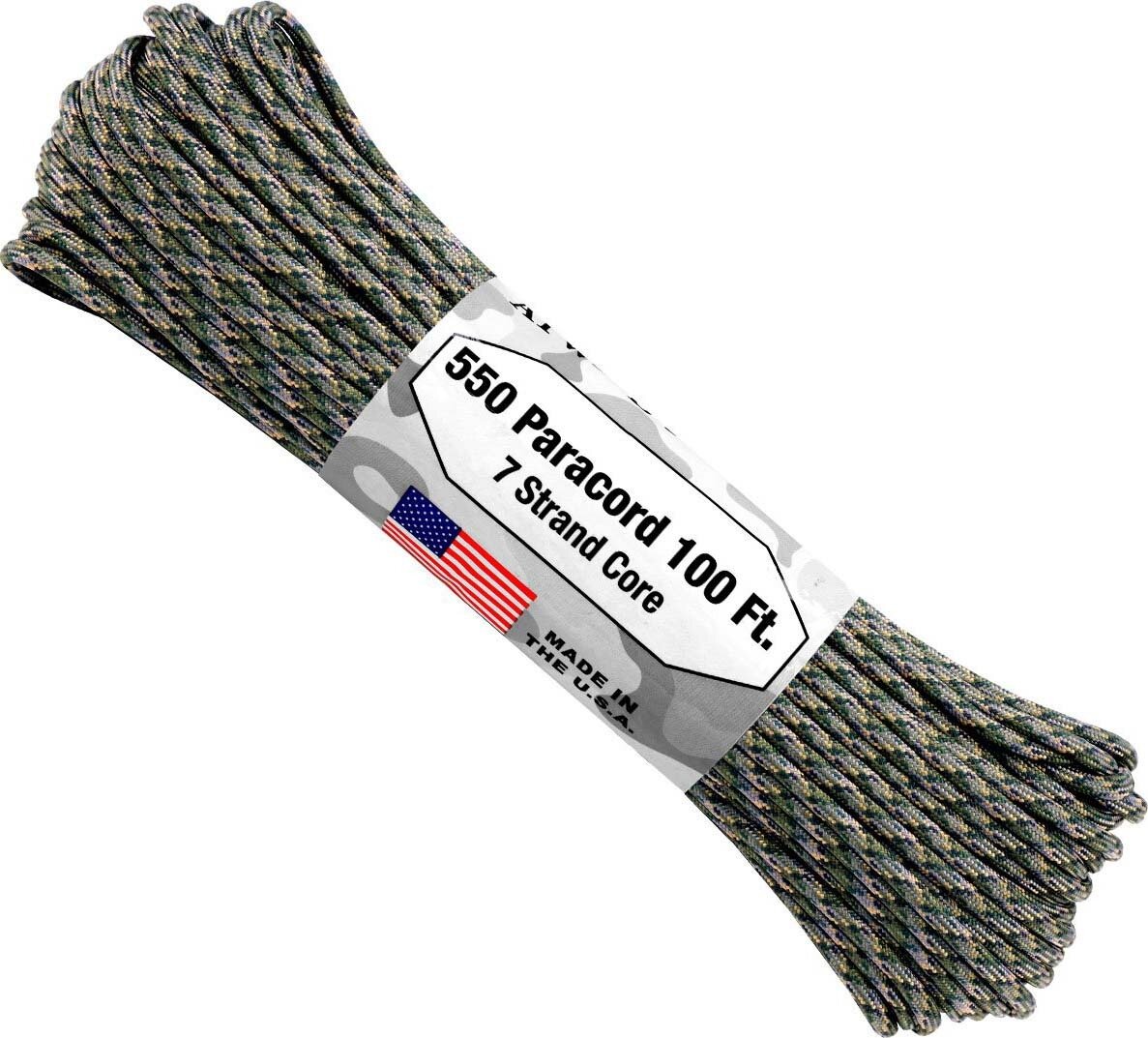 Паракорд Atwood Rope MFG 550 Jager Camo, 30 м