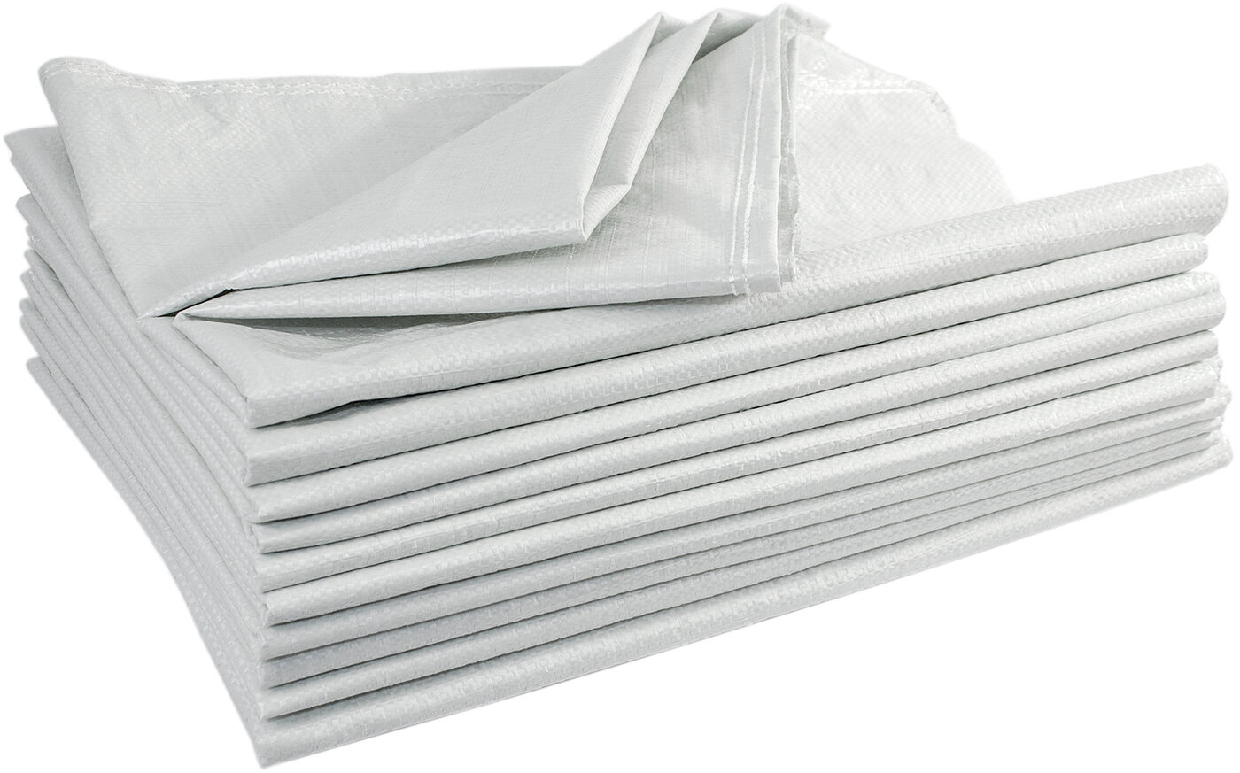 Мешки для строительного мусора и сыпучей продукции, полипропиленовые до 50 кг, 55 х 95 см, 10 шт