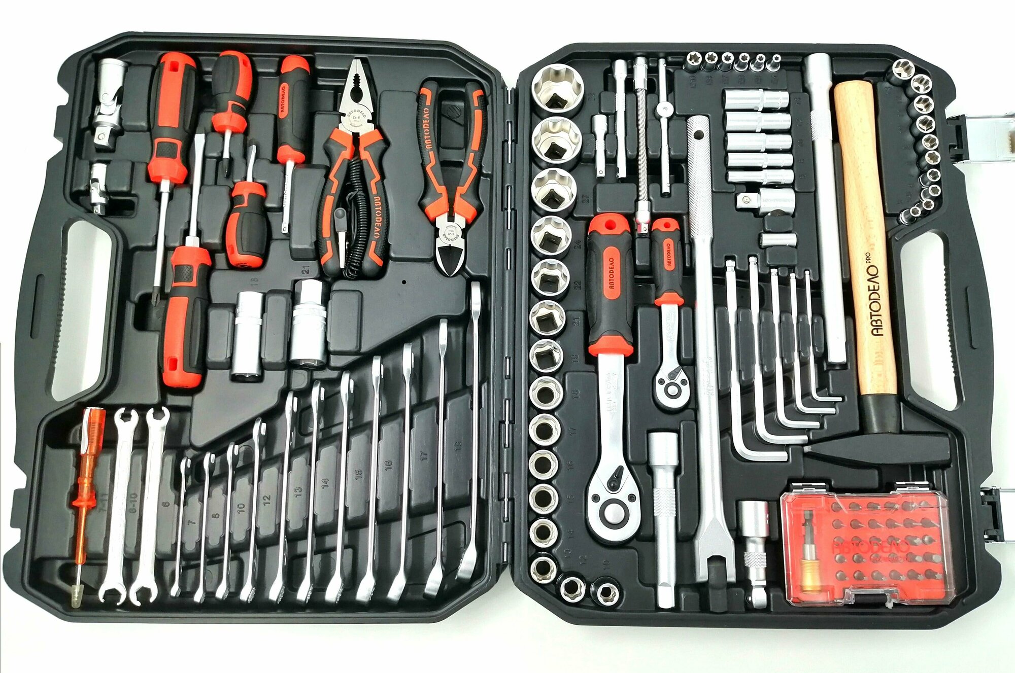 Набор инструментов 110 предметов 1/2"DR 1/4"DR АвтоDело