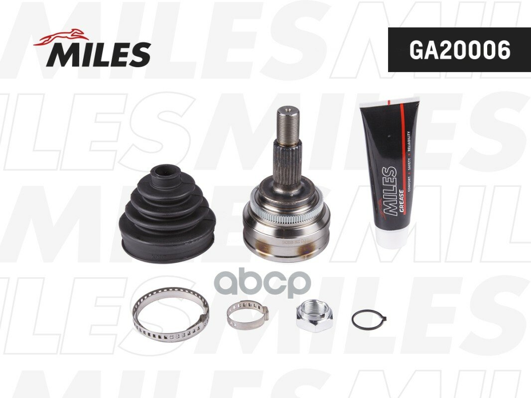 ШРУС AUDI 100/200/80 1.8-2.3 77-91 нар.(ABS) Miles арт. ga20006