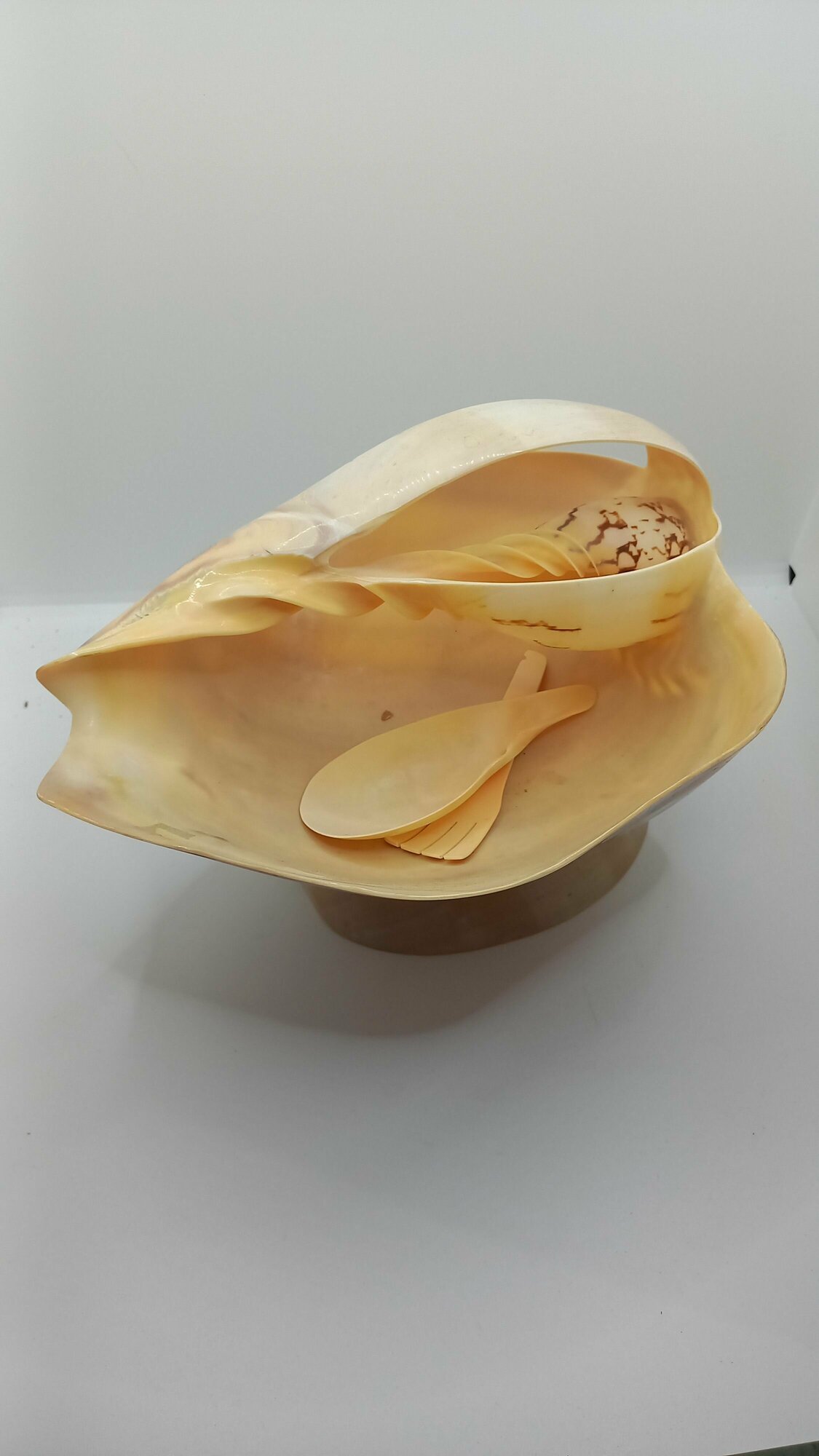 Салатник ракушка. Винтажный салатник. Винтаж. Ручная работа. 1960г. СССР.