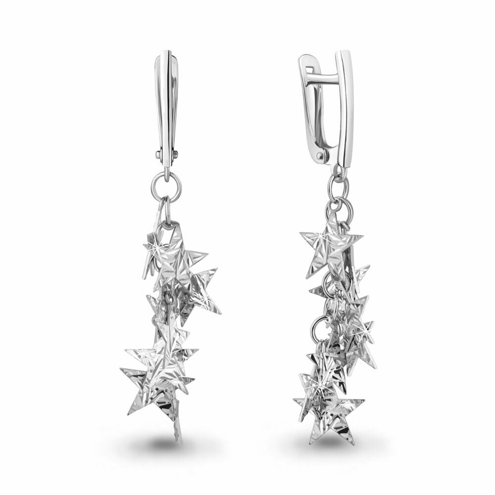 Серьги серебро, 925 проба