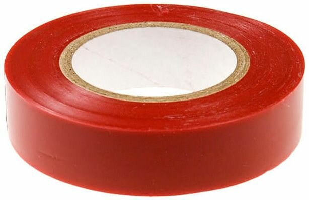 Изолента ПВХ 15мм красная (20м)