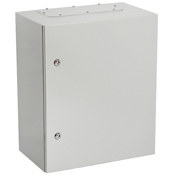 Шкаф IP65 600х500х300мм светло-серый с монтажной платой элма ОЩН563