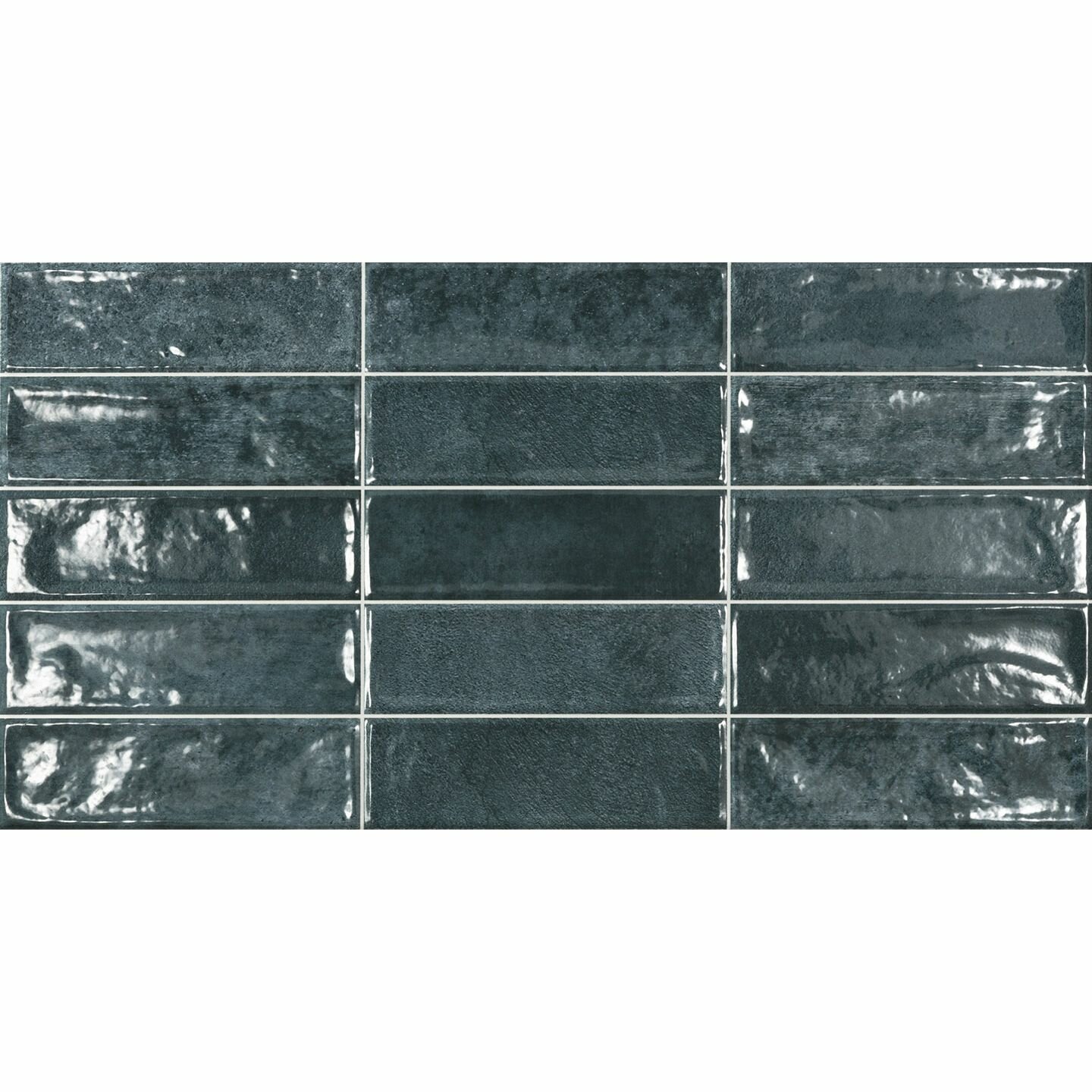 Настенная плитка Ecoceramic Pool голубая глянцевая 31,6x60 см керамика