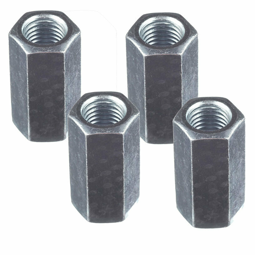 Гайка соединительная оцинкованная M20 х60 мм DIN 6334 (4 шт.)