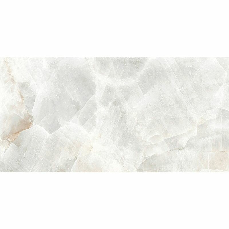 Керамогранит Geotiles Frozen Blanco 60х120 см лаппатированный под мрамор и гранит 10 мм