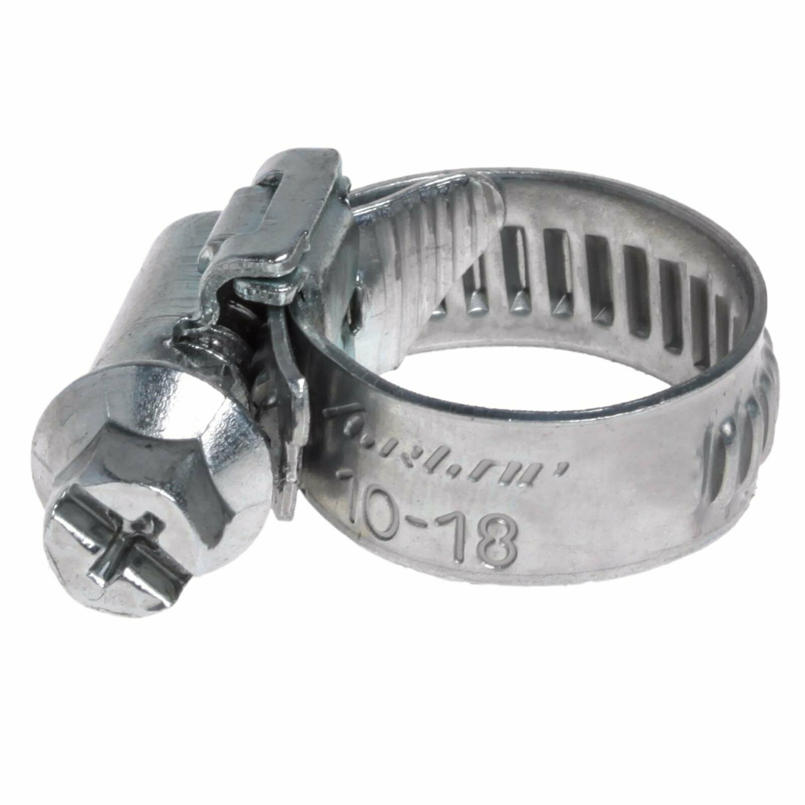 Хомут 10-18/9 мм, червячный, оцинкованный (W1), 1 шт.(AHC-SZ-02) AIRLINE