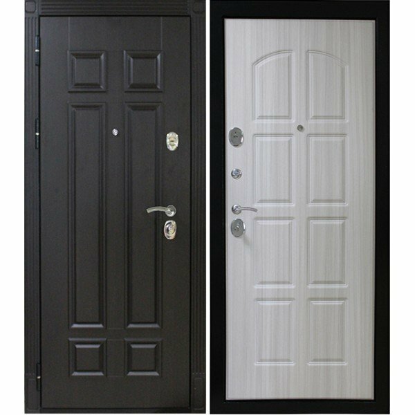 ДМ П9 Гера-2 шагрень черный, Kale 252R/Kale 257 (Венге ФЛ-2507 / Сандал белый ФЛ-2506) 860 правая Protector