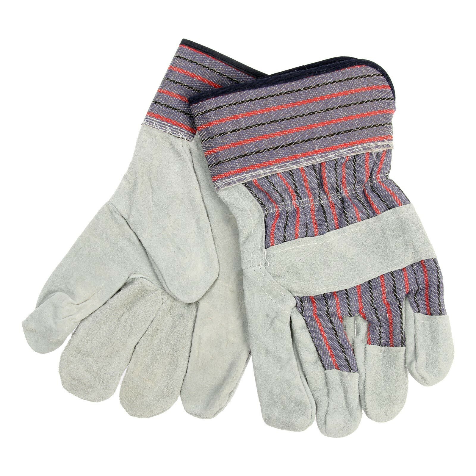 Краги сварщика спилковые тундра, комбинированные, пятипалые, телячья кожа, 270 мм, 200 г, 9402733