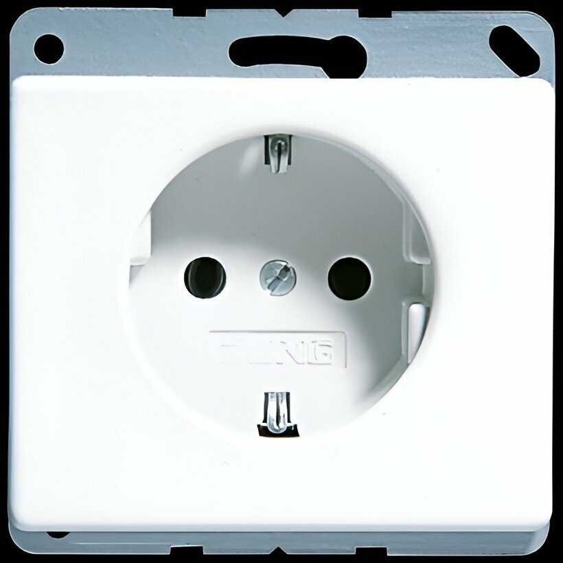 Jung SL Розетка SCHUKO 16A 250V Белая (германия)