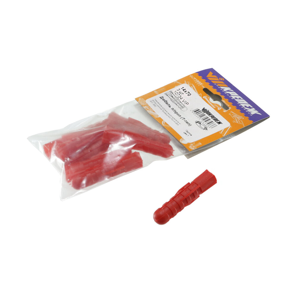 Дюбель VIPкрепеж Т-тип 14/70 3шт 10734 VIP