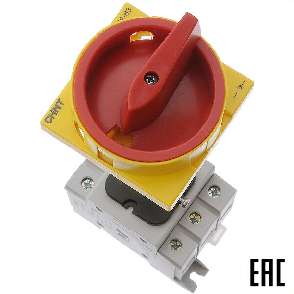 Выключатель-разъединитель 324131 NF2-63/3DORY 3P 63А для монтажа на дверь CHINT