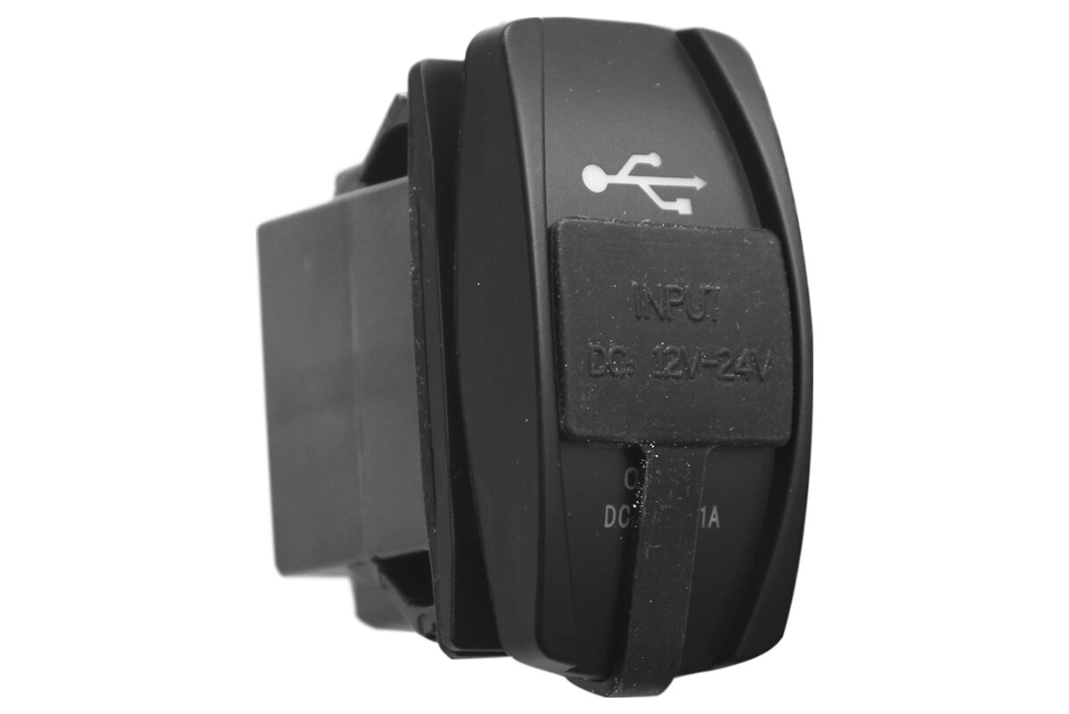 Розетка USB 3,1A дизайн Переключатель, с крышкой