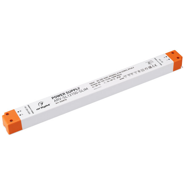 Источник напряжения Arlight Блок питания ARV-SL12150-SLIM (12V, 12.5A, 150W, PFC)